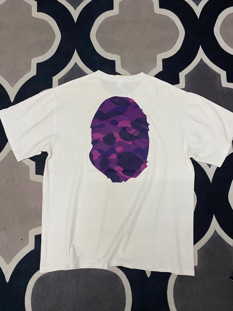 Bape Big Head Mirror Tee, Men's Fashion, Tops & Sets, Tshirts & Polo ...