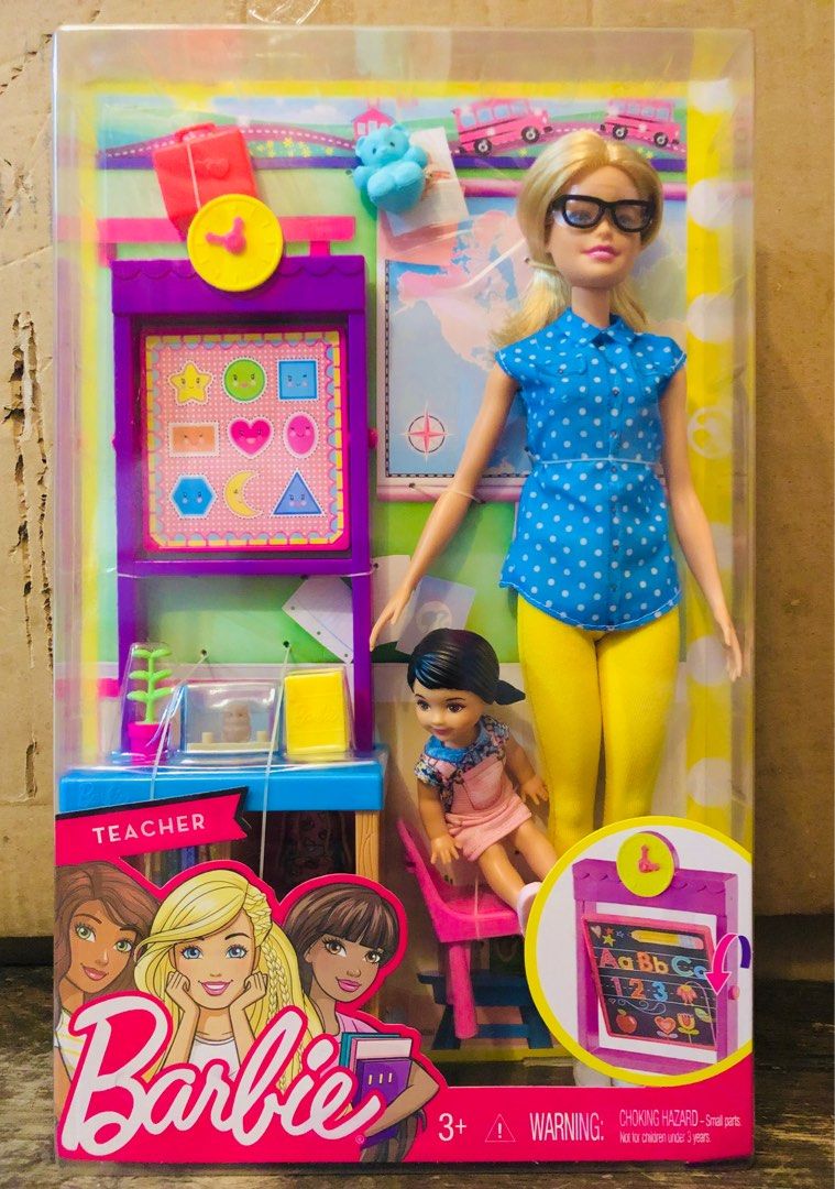 Barbie Teacher with Student Doll Playset; SRP: ₱2499.75, Hobbies & Toys ...