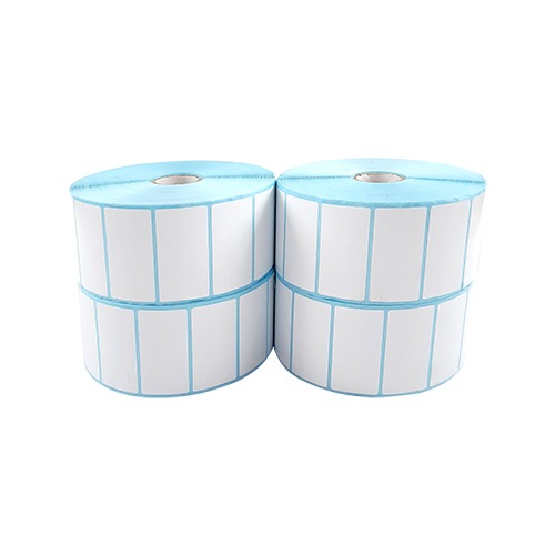 Barcode Sticker Plain White Satin 2"x1" 1"Core on Carousell