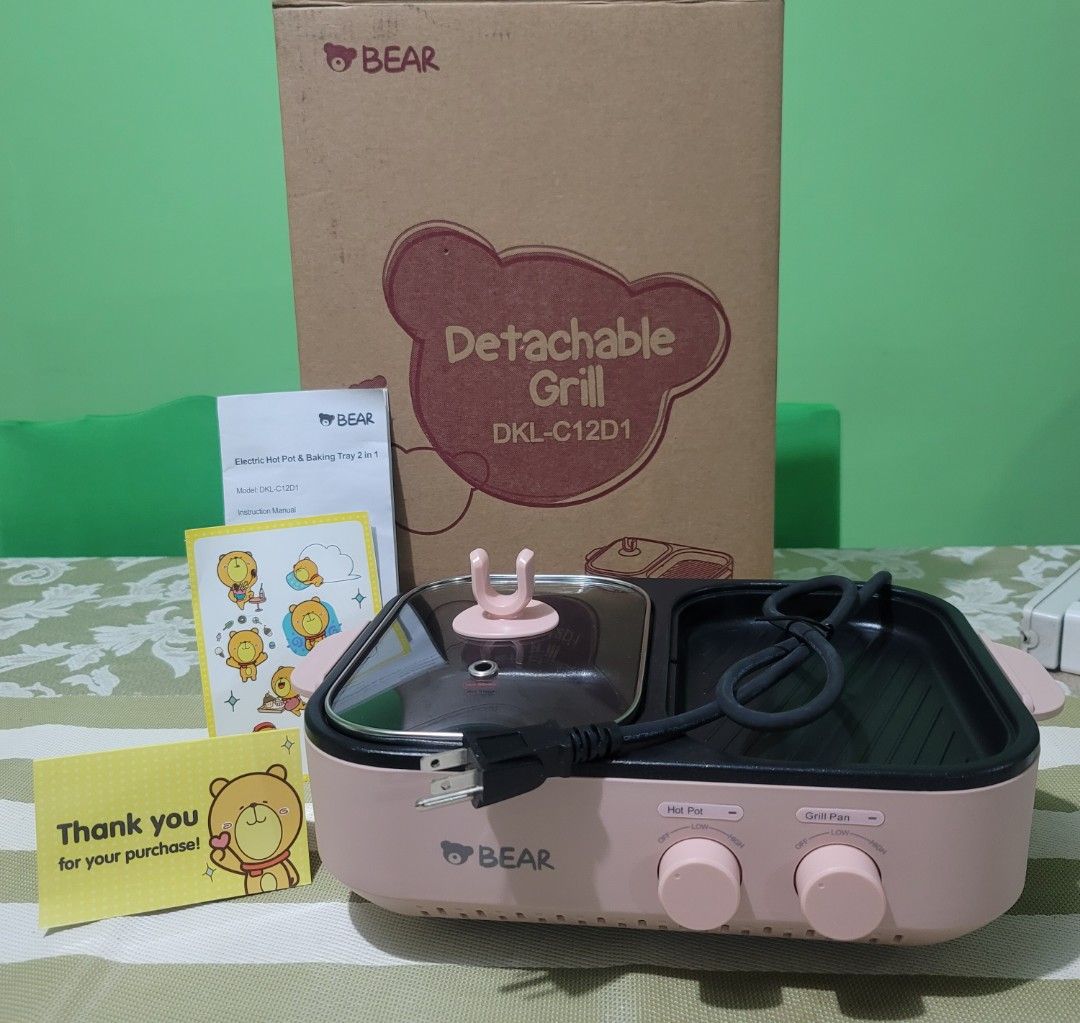 Bear Detachable Grill DKL-C12D1 portable cooker electric grill samgyup ...