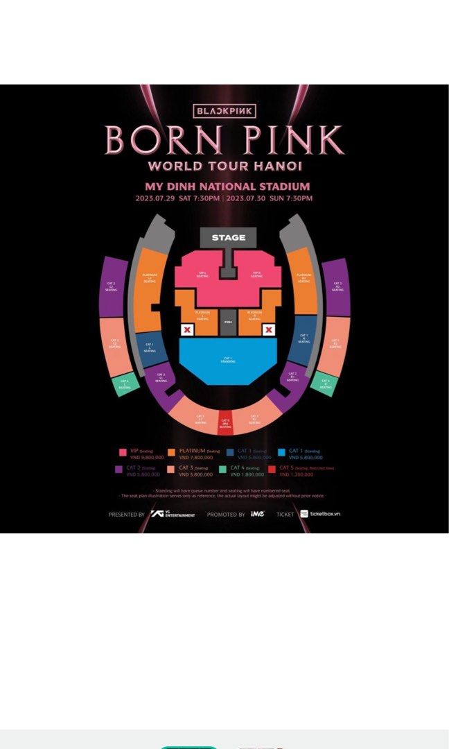 BLACKPINK BORNPINK ENCORE VIP TICKETS, Tickets & Vouchers, Event ...