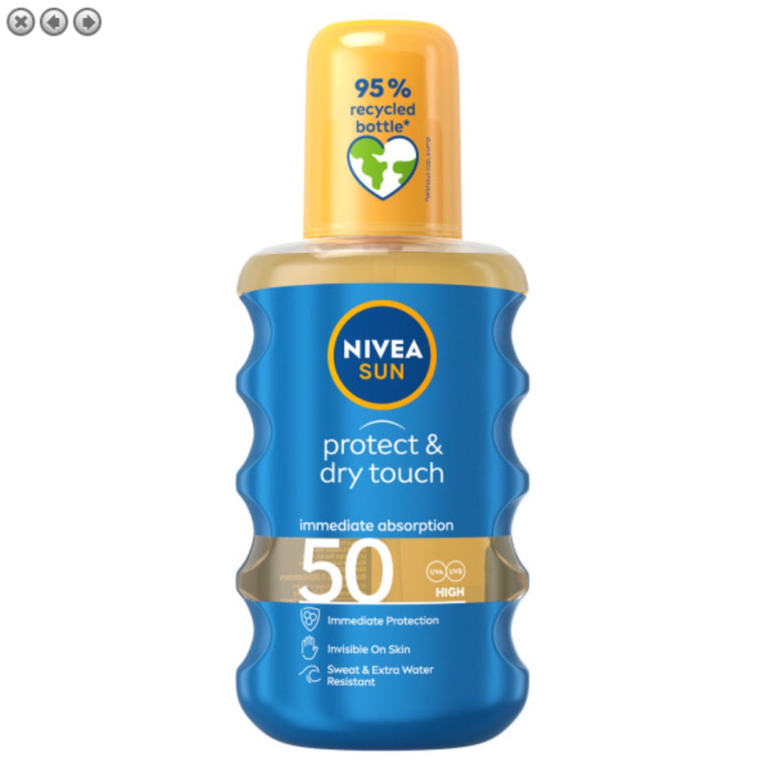 [BN] Nivea Sun - Protect & Dry Touch Sun Cream Spray - SPF50 (200ML ...