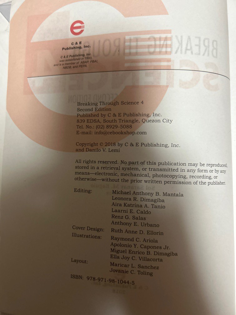 Breaking Through Science on Carousell