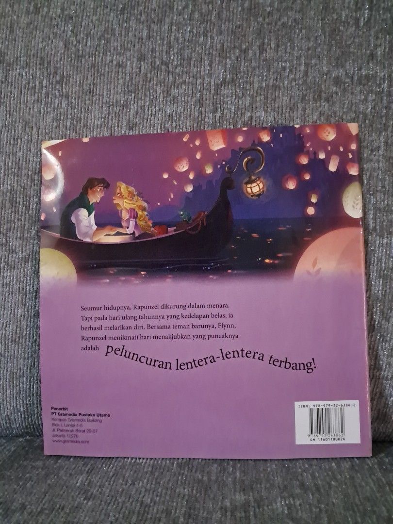 Buku anak tangled rapunzel, Buku & Alat Tulis, Buku Anak-Anak di Carousell