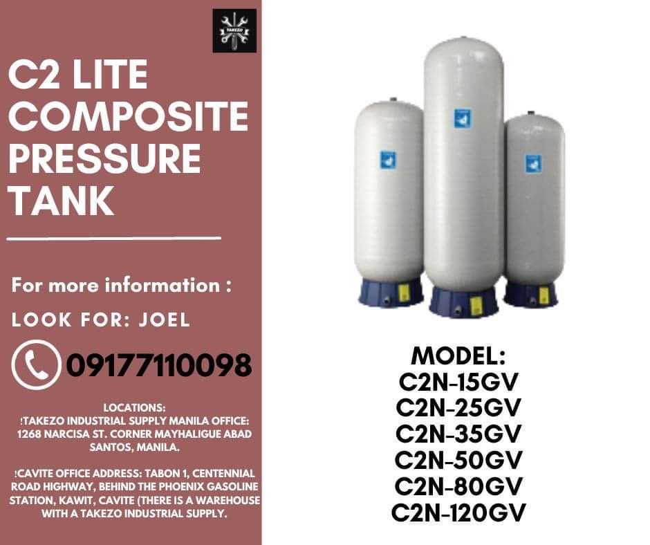 C2 Lite Composite Pressure Tank, Commercial & Industrial, Industrial 