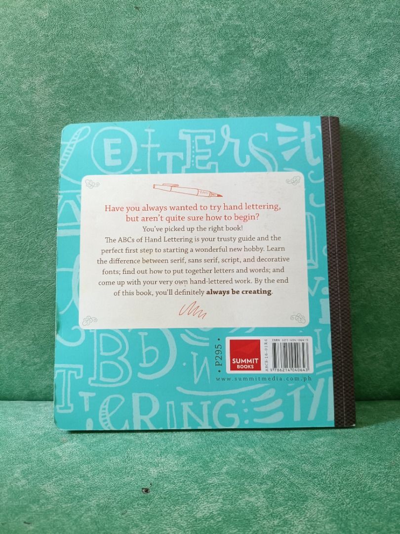 [Calligraphy Book] The ABC of Hand Lettering - Abbey Sy on Carousell