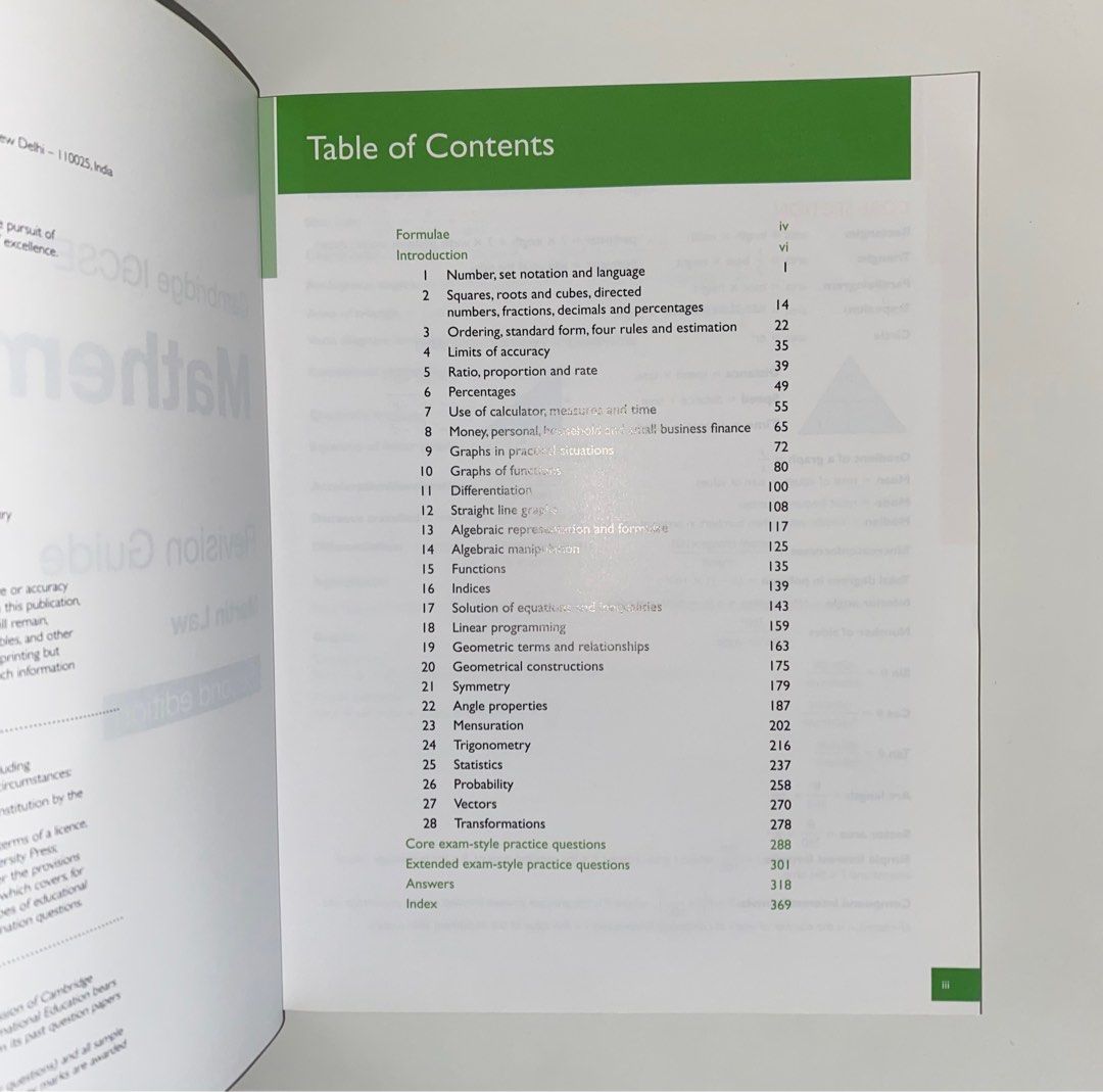 Cambridge IGCSE Mathematics Revision Guide, Hobbies & Toys, Books ...