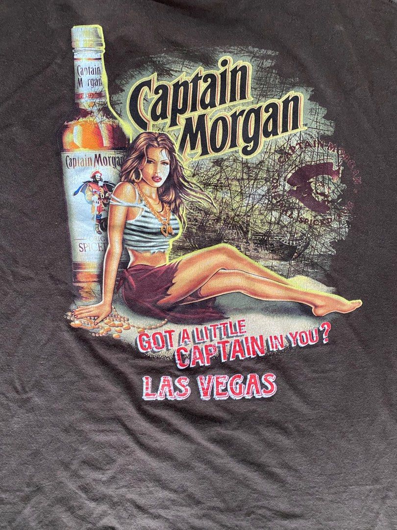 Captain Morgan Official merch, Fesyen Pria, Pakaian , Atasan di Carousell