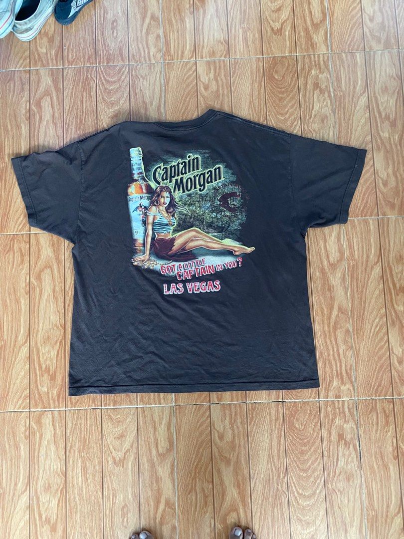 Captain Morgan Official merch, Fesyen Pria, Pakaian , Atasan di Carousell