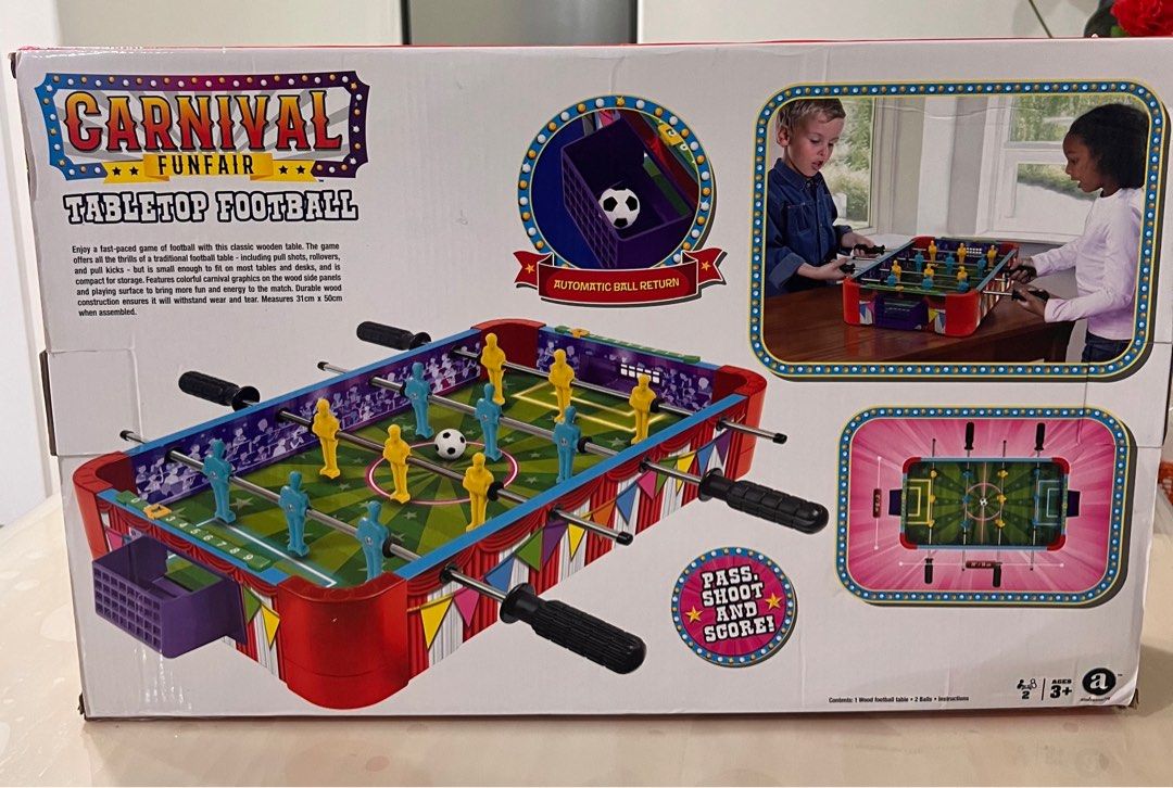 Carnival fun fair tabletop football, Hobbies & Toys, Toys & Games on ...