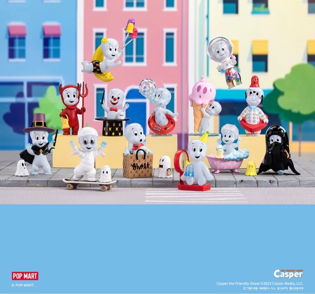 CASPER the FRIENDLY GHOST Trevor Andrew series POPMART / FULL SET ...