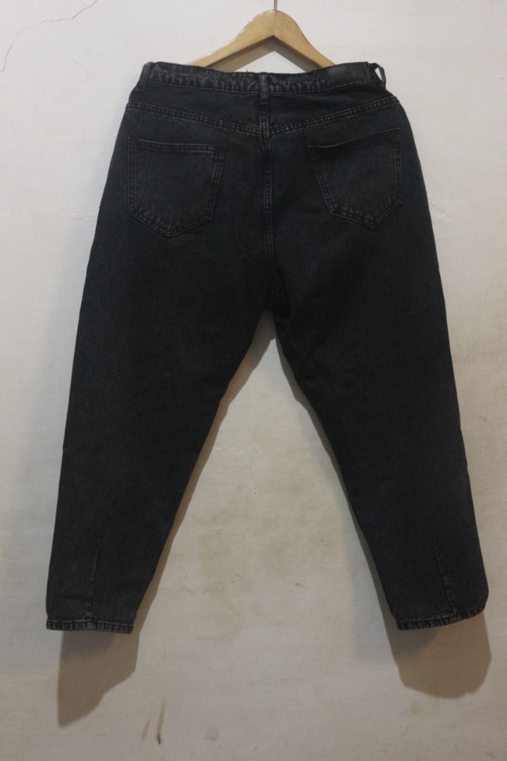 Celana Jeans Hitam C-Key - Black Denim Pants - Baggy Pants , Fesyen ...