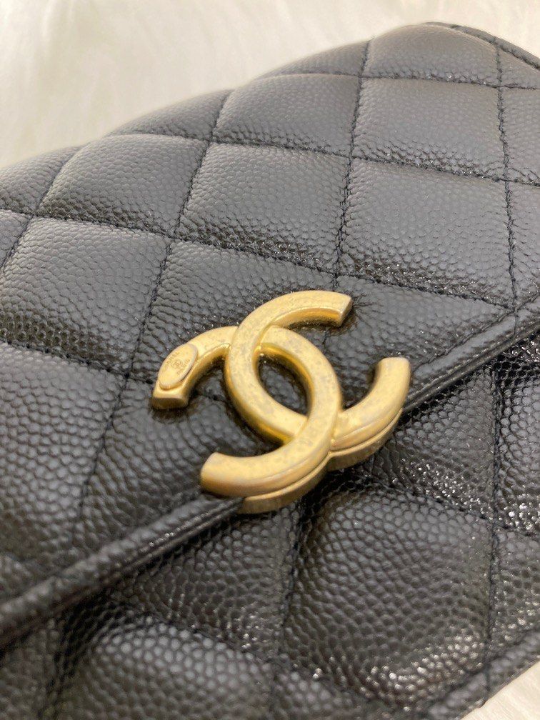 Chanel Small Wallet on Chain, Luxury, Bags & Wallets on Carousell