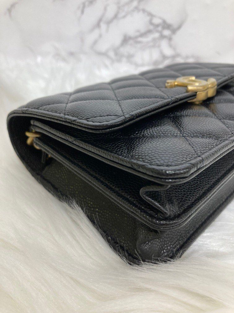 Chanel Small Wallet on Chain, Luxury, Bags & Wallets on Carousell
