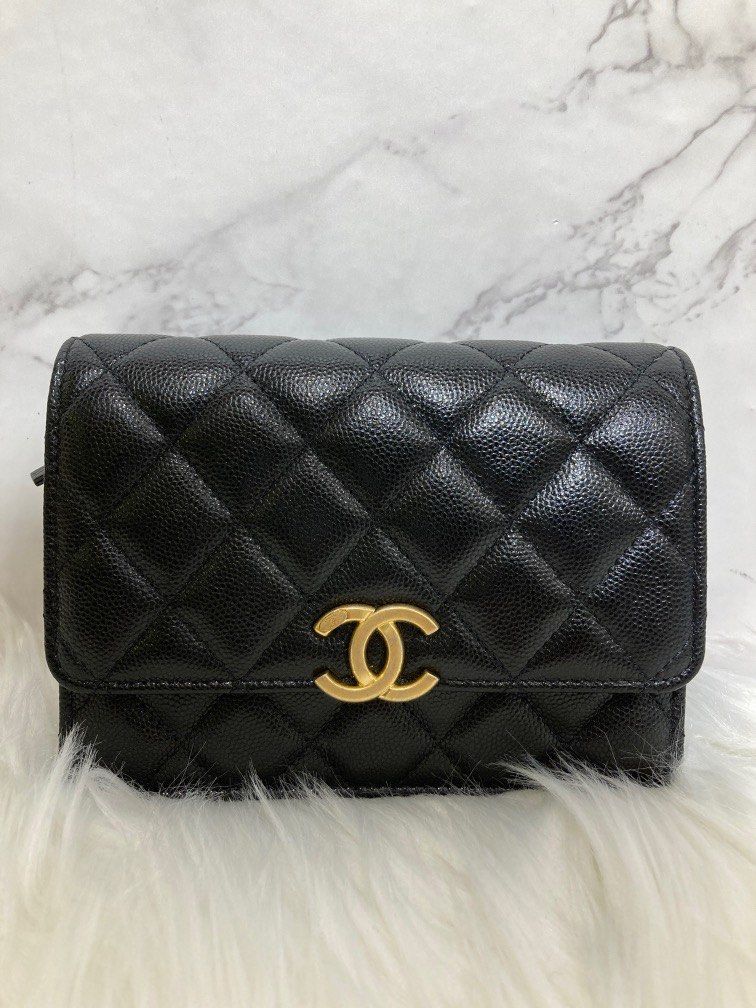 Chanel Small Wallet on Chain, Luxury, Bags & Wallets on Carousell