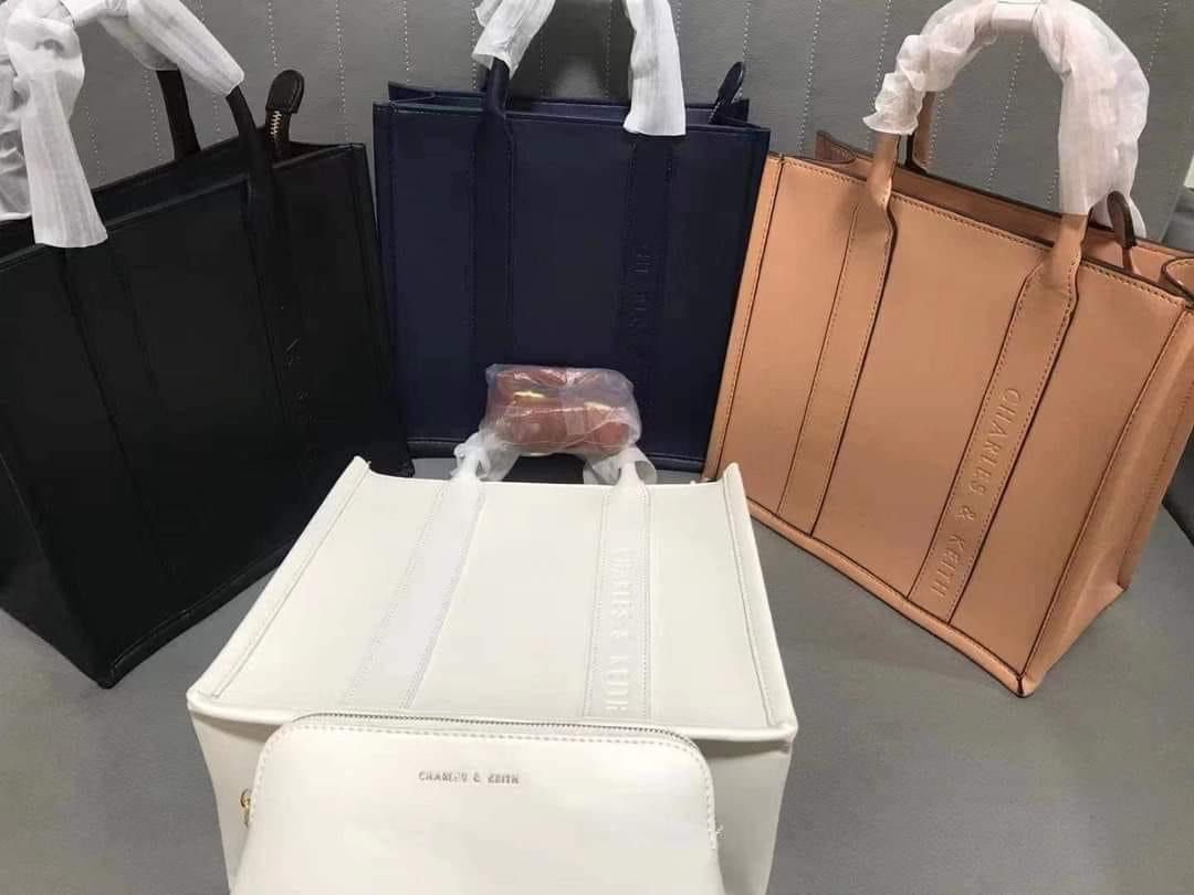 Charles and Keith Clover Trapeze Tote Bag on Carousell Charles and Keith Clover Trapeze Tote Bag on Carousell