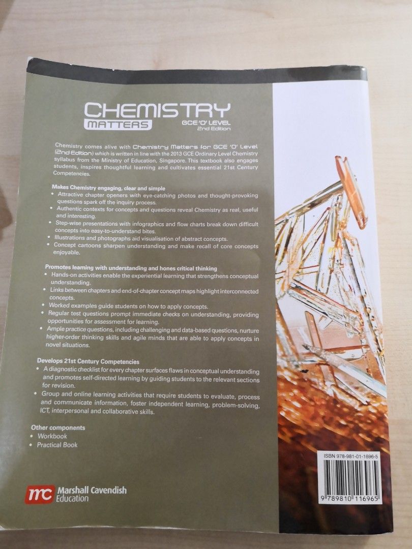 Chemistry Matters GCE 'O' LEVEL Cambridge IGCSE chemistry, Buku & Alat ...