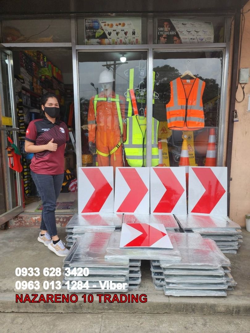 Chevron signage Warning Sign, Commercial & Industrial, Construction ...