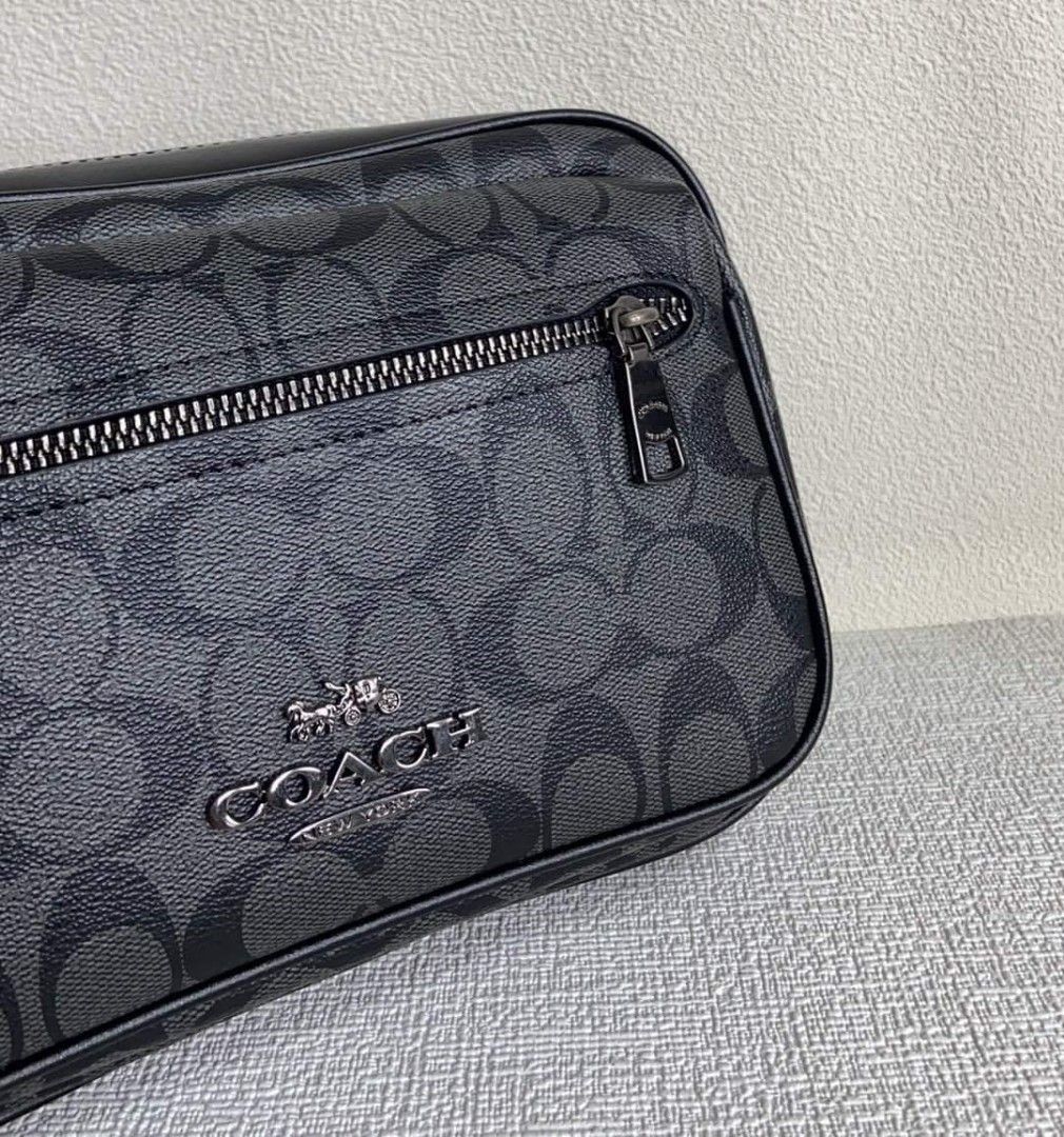 Coach Elias Crossbody In Signature Canvas, Men's Fashion, Bags, Sling ...