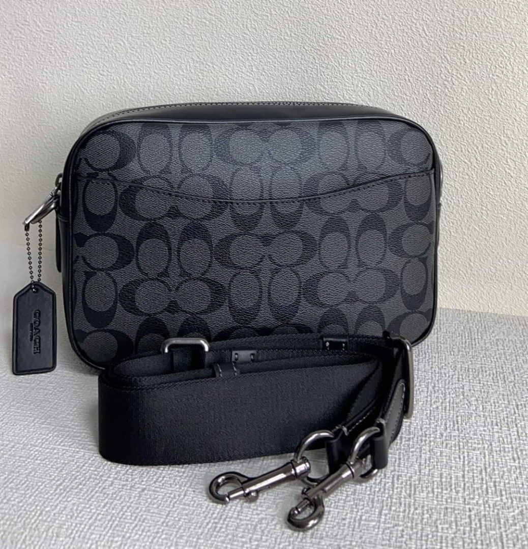 Coach Elias Crossbody In Signature Canvas, Men's Fashion, Bags, Sling ...