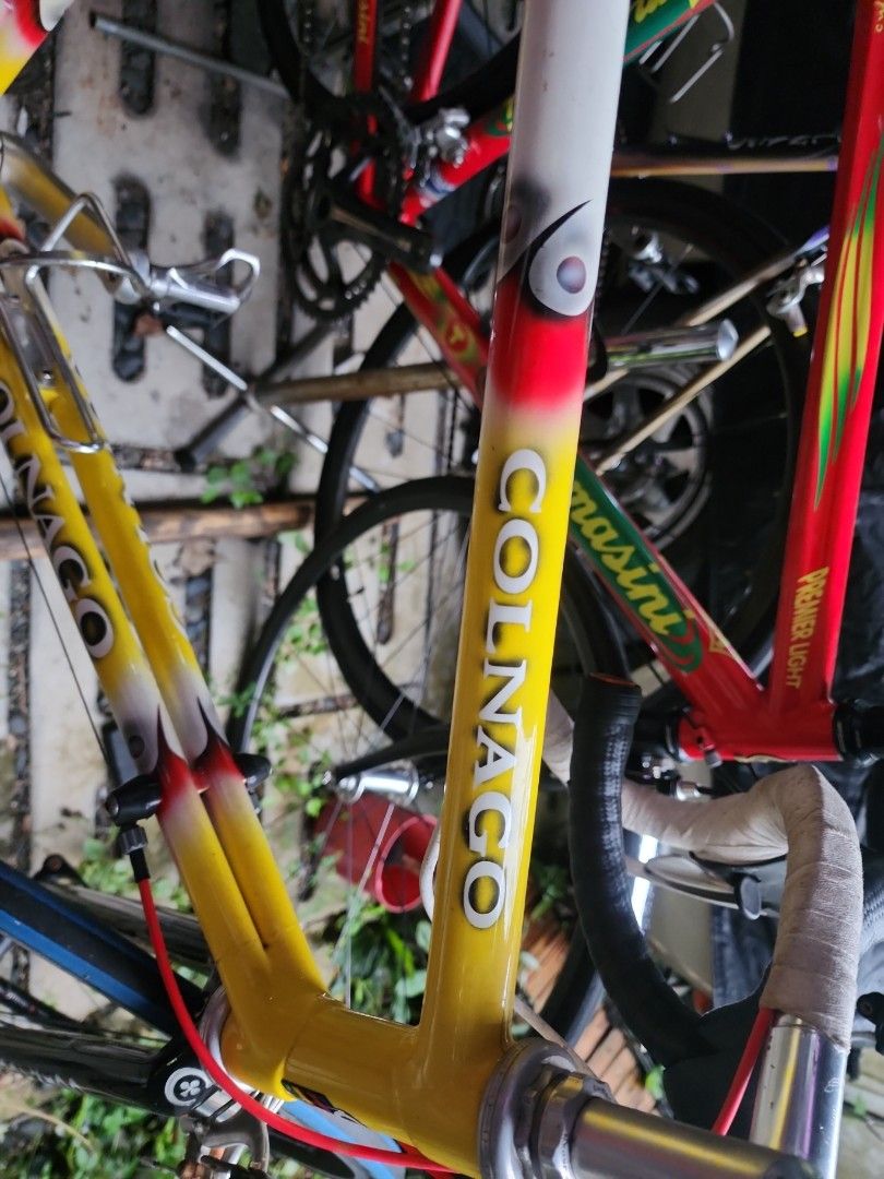 Colnago Carbitubo yellow, Sports Equipment, Bicycles & Parts, Bicycles ...