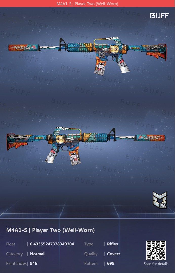 CSGO M4A1-S Player Two WW, Video Gaming, Gaming Accessories, In-Game ...