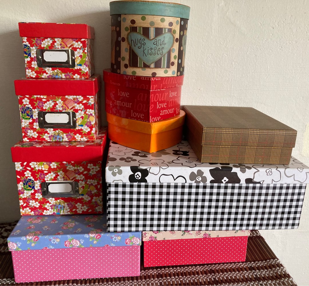 Daiso boxes, Furniture & Home Living, Home Improvement & Organisation ...