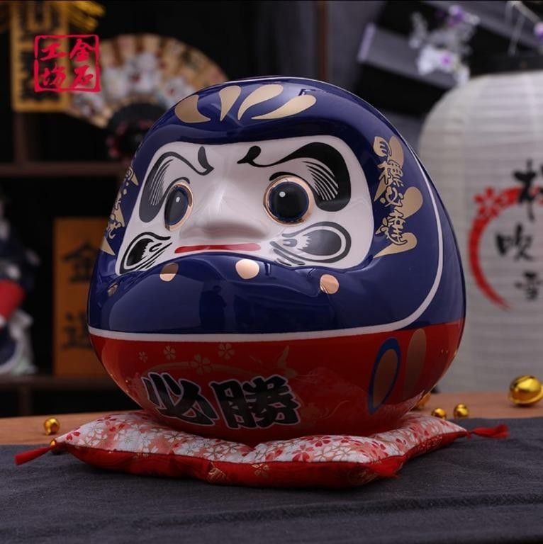 Daruma Blue (L), Hobbies & Toys, Toys & Games on Carousell