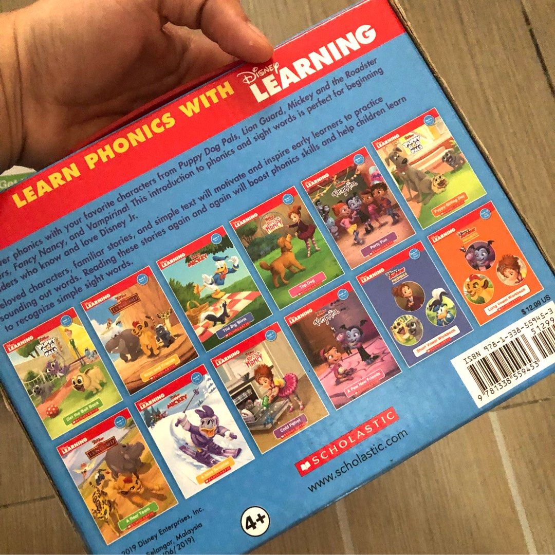 Disney Junior Phonics Reading Program 12 Books on Carousell
