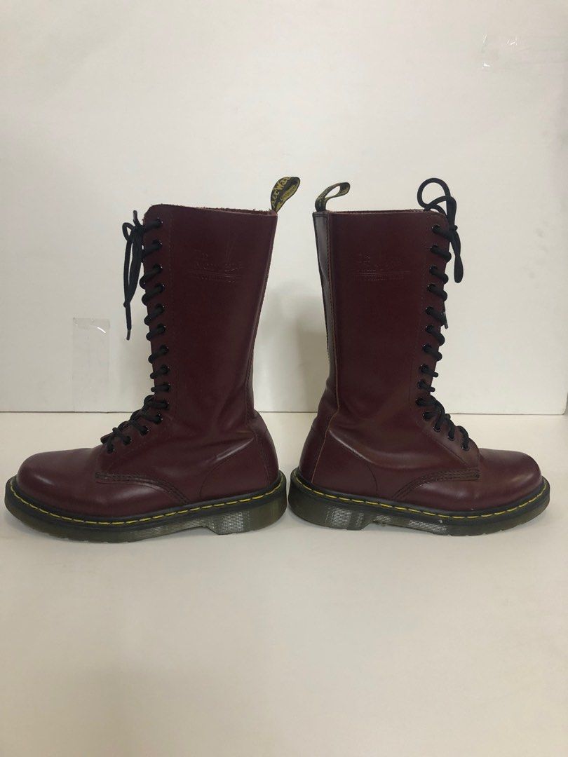 Doc Martens Cherry Red 1914 US7 Female, Women's Fashion, Footwear ...