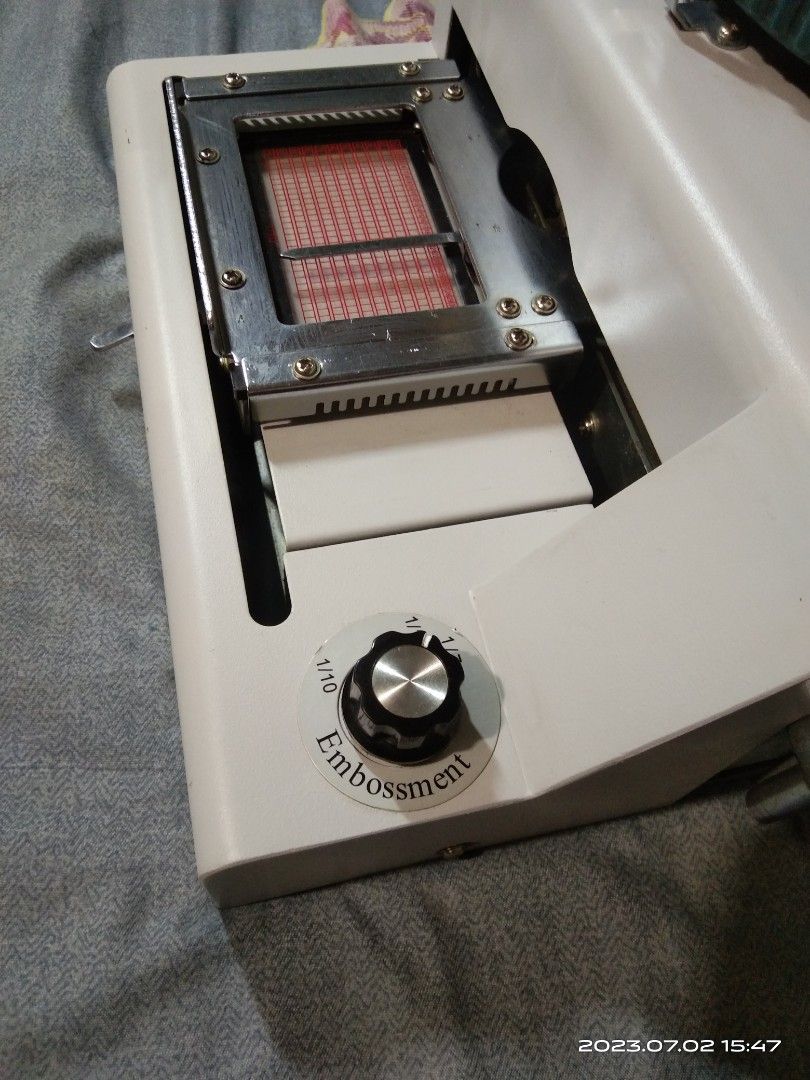 Embossing machine letters numbers and symbol's For pvc on Carousell
