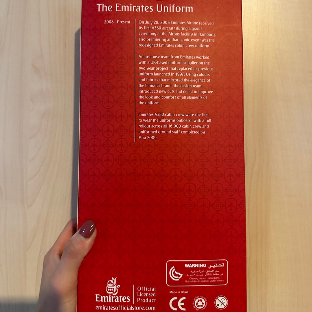 Emirates Cabin Crew Doll, Hobbies & Toys, Memorabilia & Collectibles ...