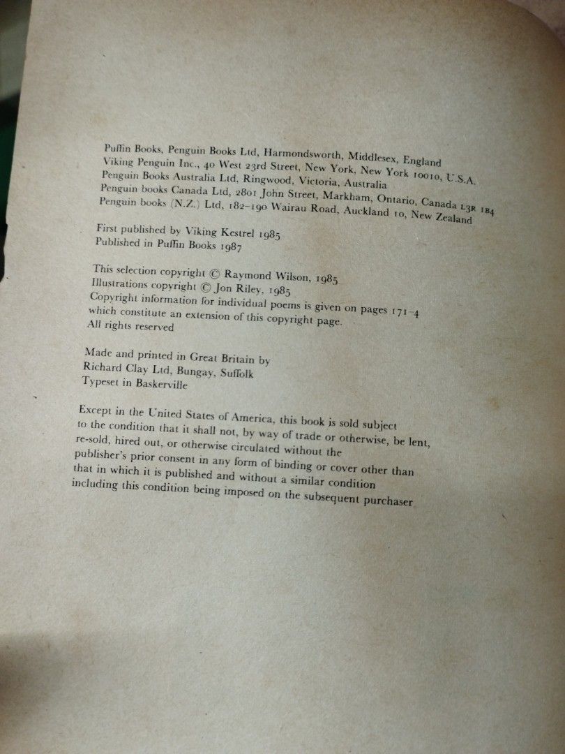 (ENG) Nine O'clock Bell : Poems About School, Hobbies & Toys, Books ...