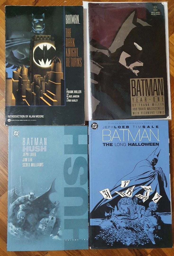 Essential Batman TPB lot. Dar Knight Returns. Year 1. Hush. Long ...