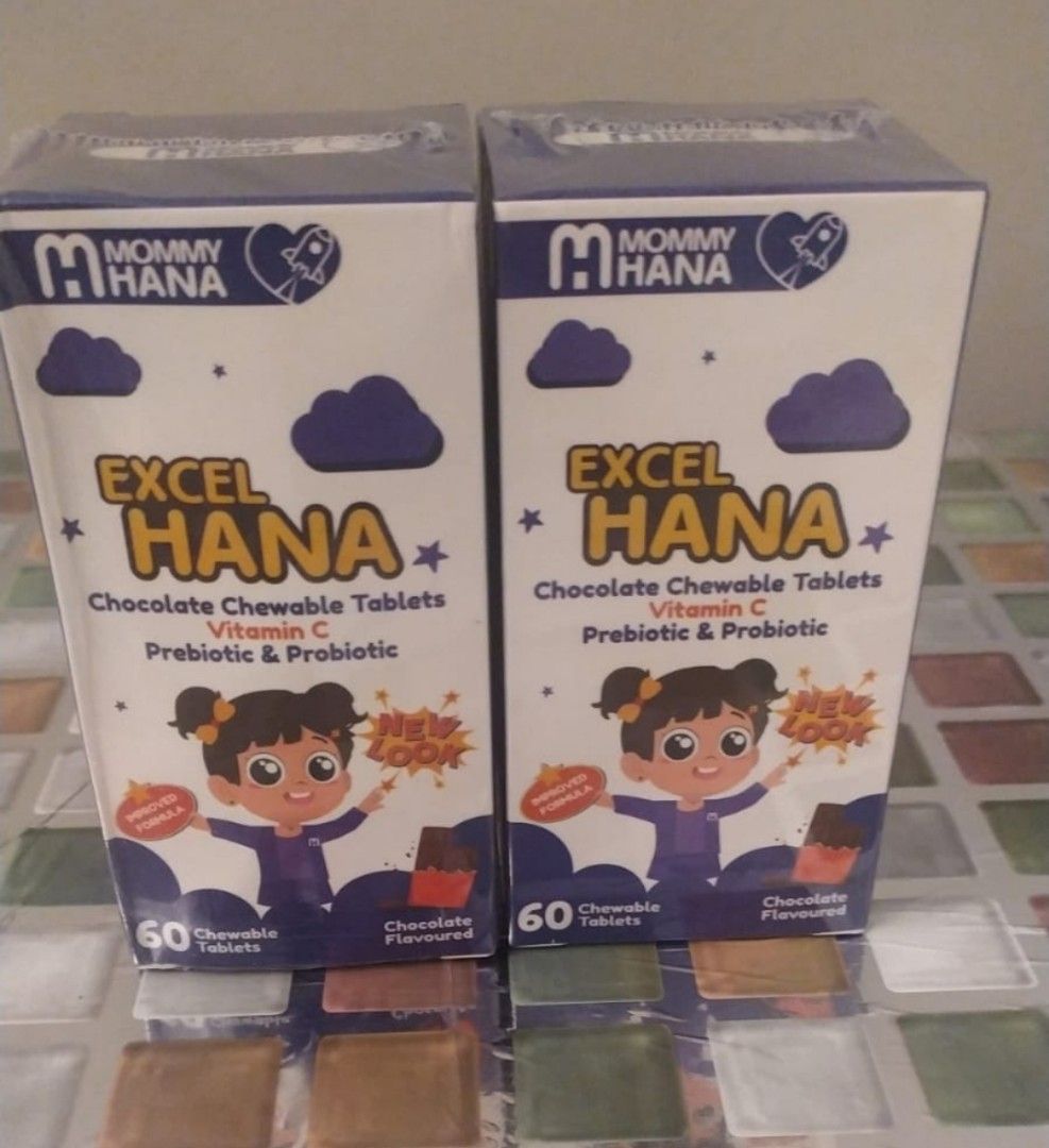 Excel Hana Vitamin C for Kids, Health & Nutrition, Health Supplements ...