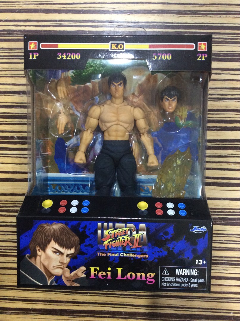 Jada Toys Ultra Street Fighter II: The Final Challengers - 6" Fei Long ...