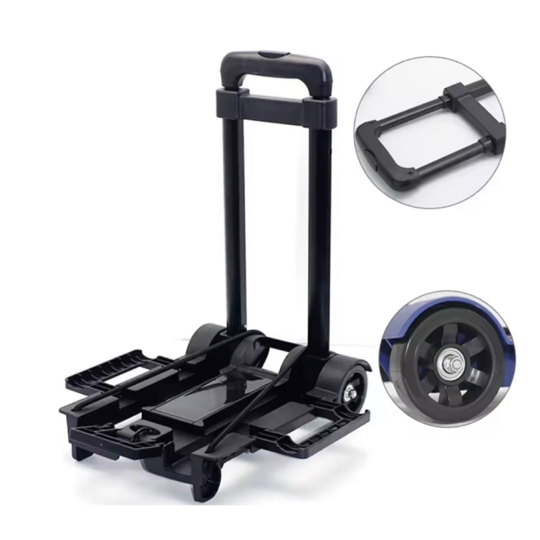 Foldable Shopping Trolleys with Ropes 2-Wheels (Light Weight) 2 wheels ...