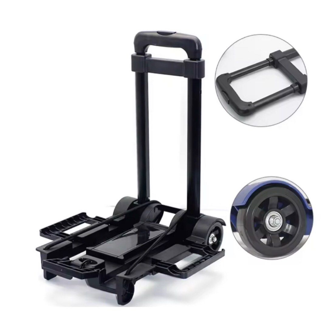 Foldable Shopping Trolleys with Ropes 2-Wheels (Light Weight) 2 wheels ...