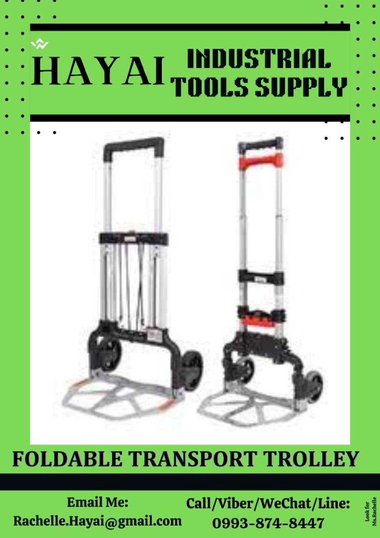 FOLDABLE TRANSPORT TROLLEY, Commercial & Industrial, Industrial ...