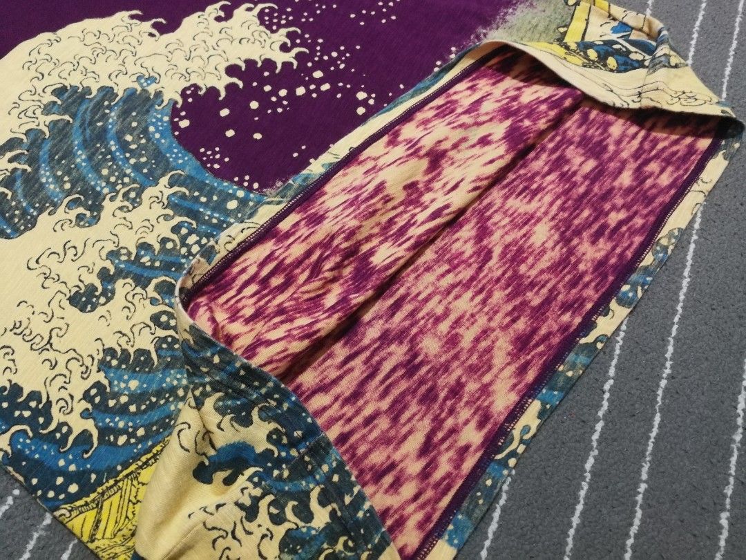 FULL print wagara japanese koi L, Men's Fashion, Tops & Sets, Tshirts ...