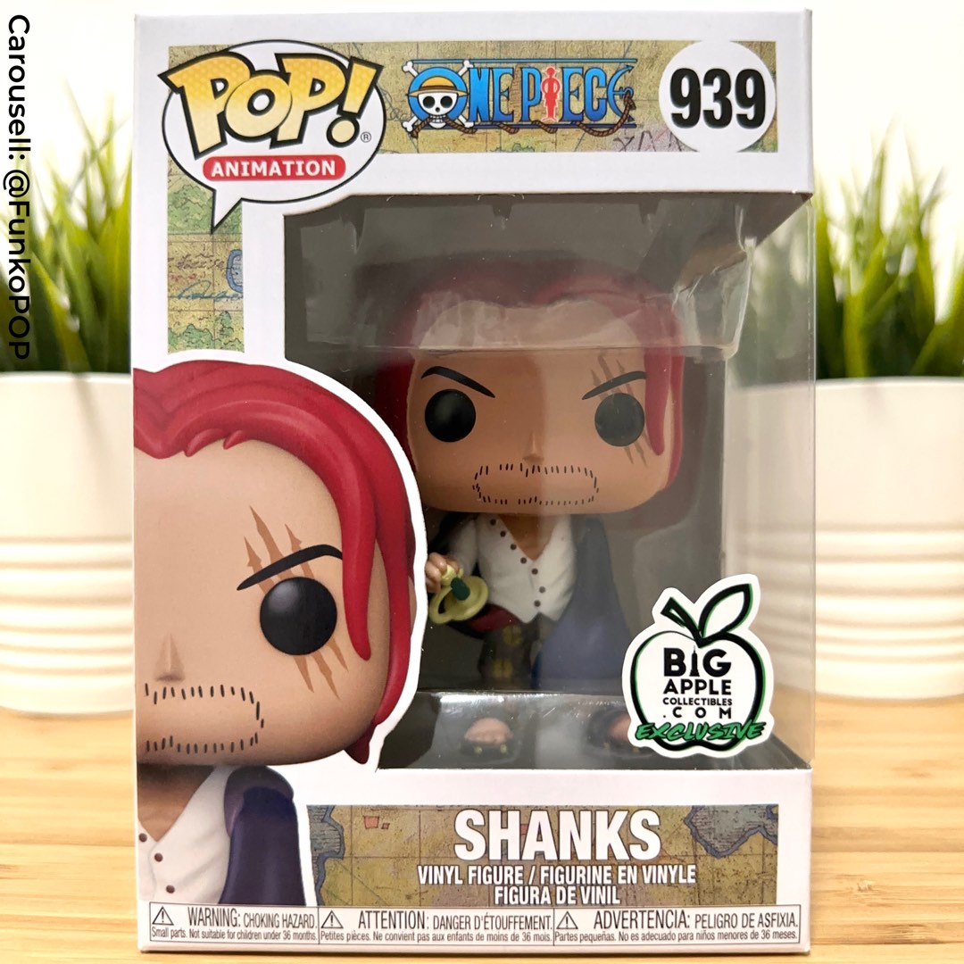 Funko Pop One Piece Shanks Common Exclusive, Hobbies & Toys, Toys ...