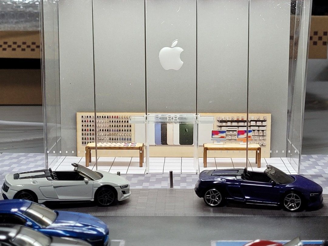 G Fans Apple Diorama for 1/64 scale Tag Tomica Hot Wheels Matchbox ...
