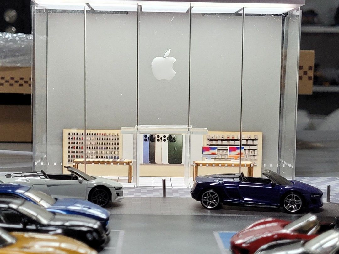 G Fans Apple Diorama for 1/64 scale Tag Tomica Hot Wheels Matchbox ...