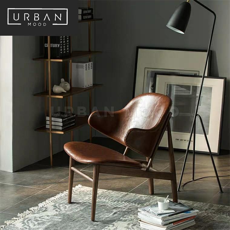 GALLEY Industrial Faux Leather Armchair, Furniture & Home Living ...