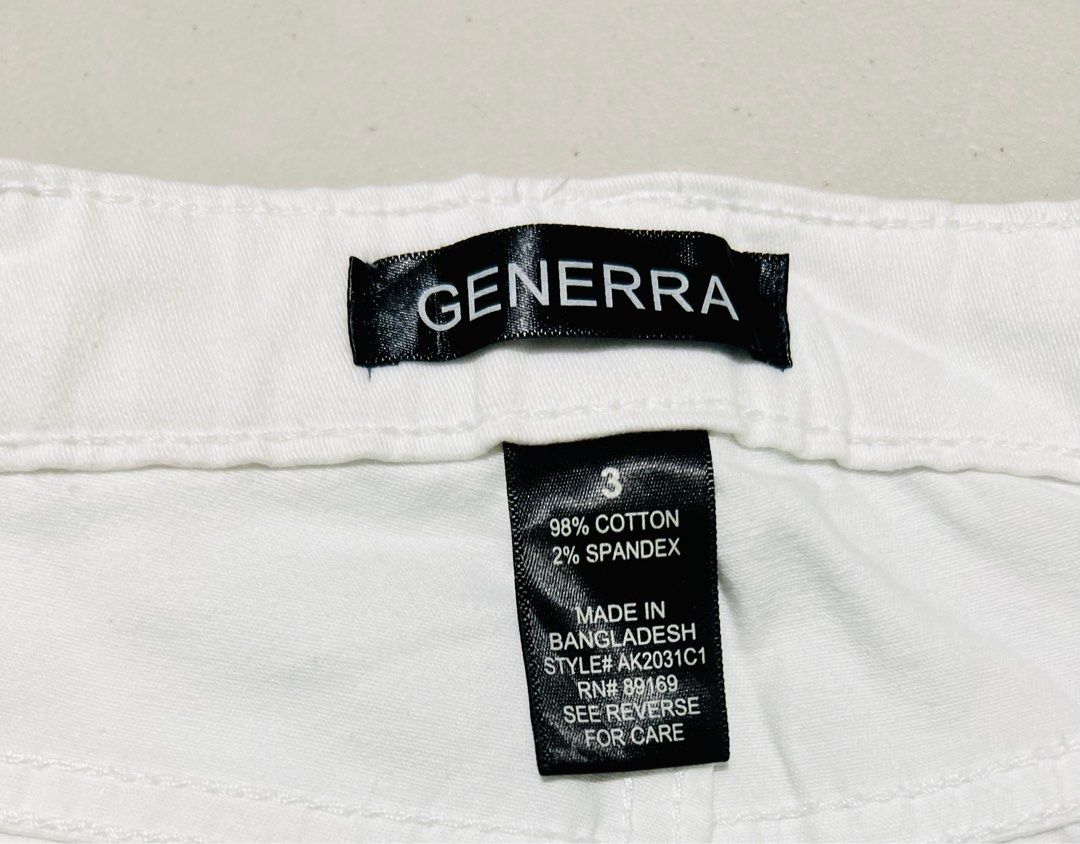 Generra White Pants, Women's Fashion, Bottoms, Jeans on Carousell