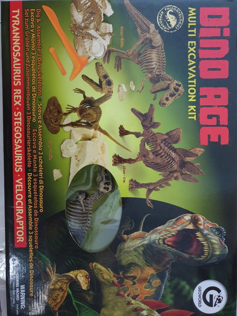 Geoworld Dino World excavation kit, Hobbies & Toys, Toys & Games on ...