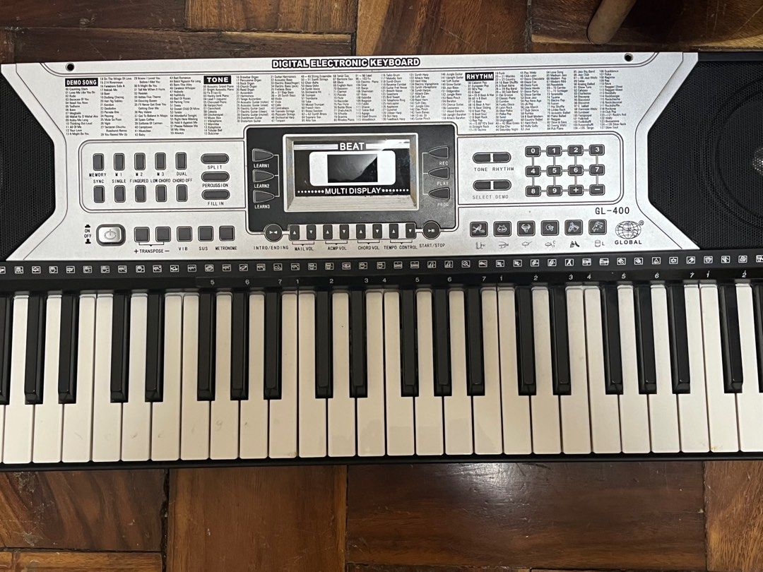 Global GL400 Keyboard, Hobbies & Toys, Music & Media, Musical Instruments on Carousell