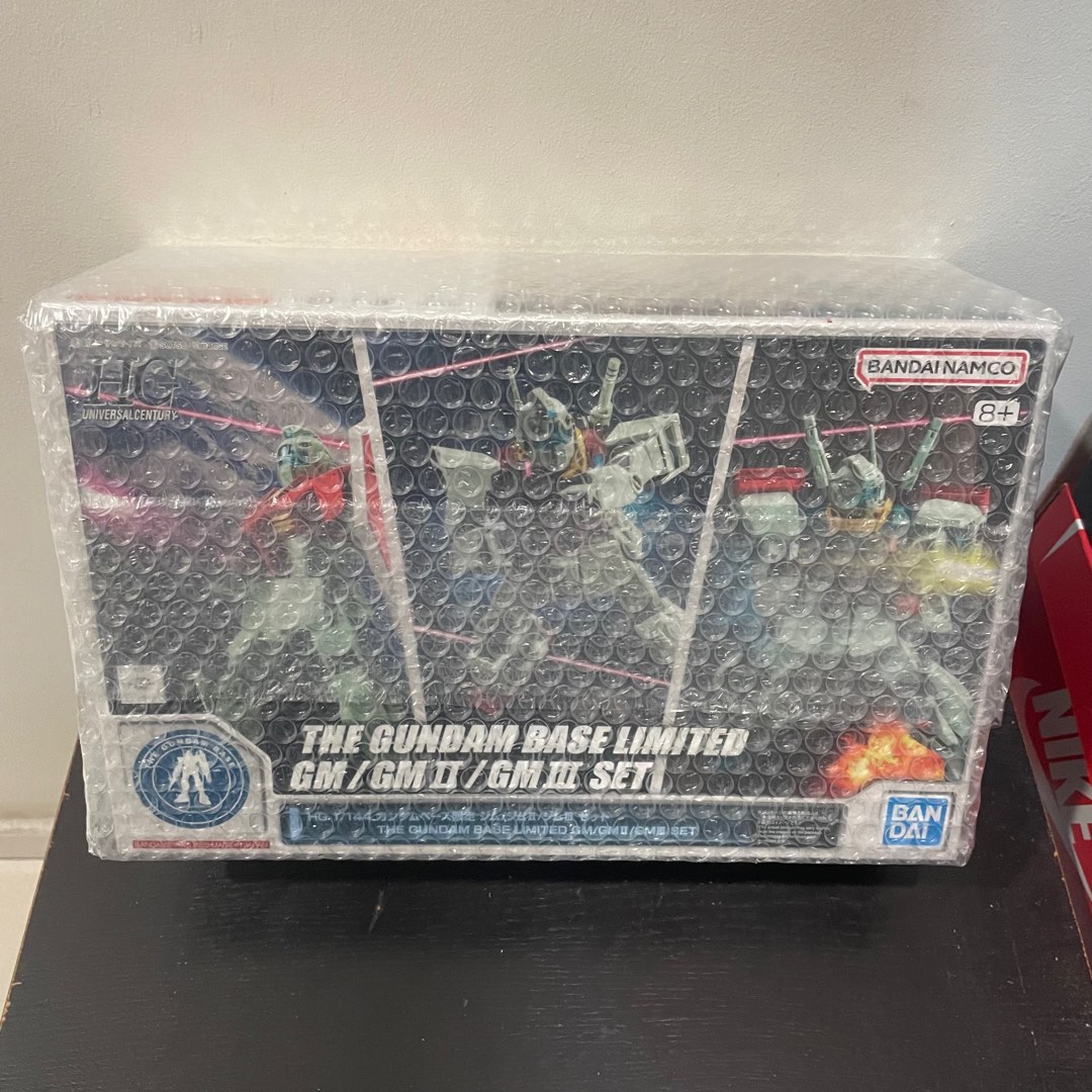 HGUC HG 1/144 The Gundam Base Limited GM/GM II/GM III Set, Hobbies ...