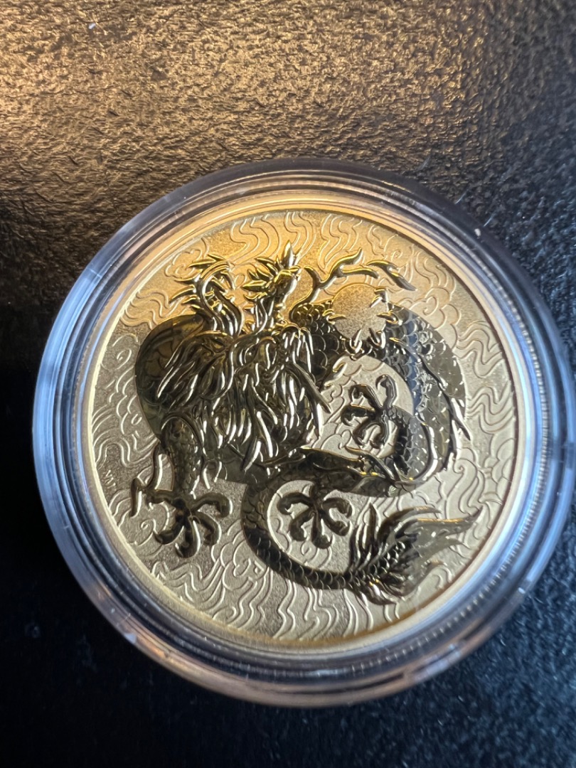 Gold coin DRAGON Australia 2022 1oz 32mm, Hobbies & Toys, Memorabilia ...