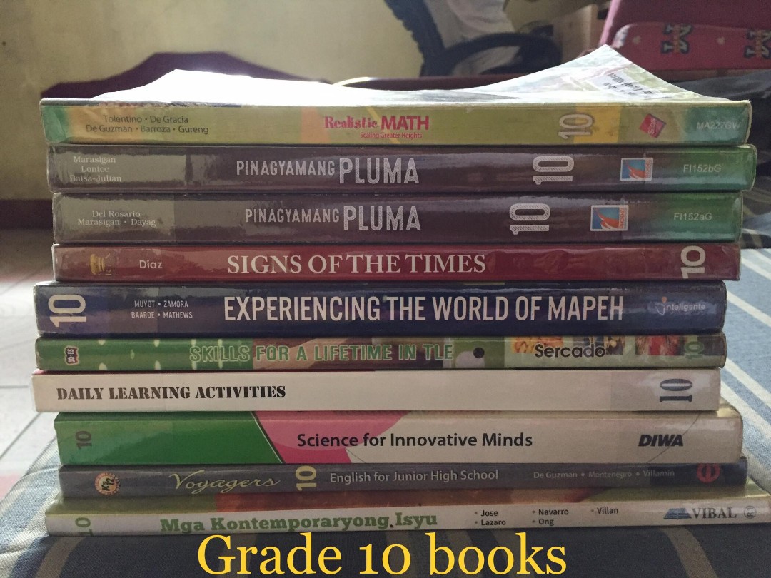 Grade 10 books for sale on Carousell